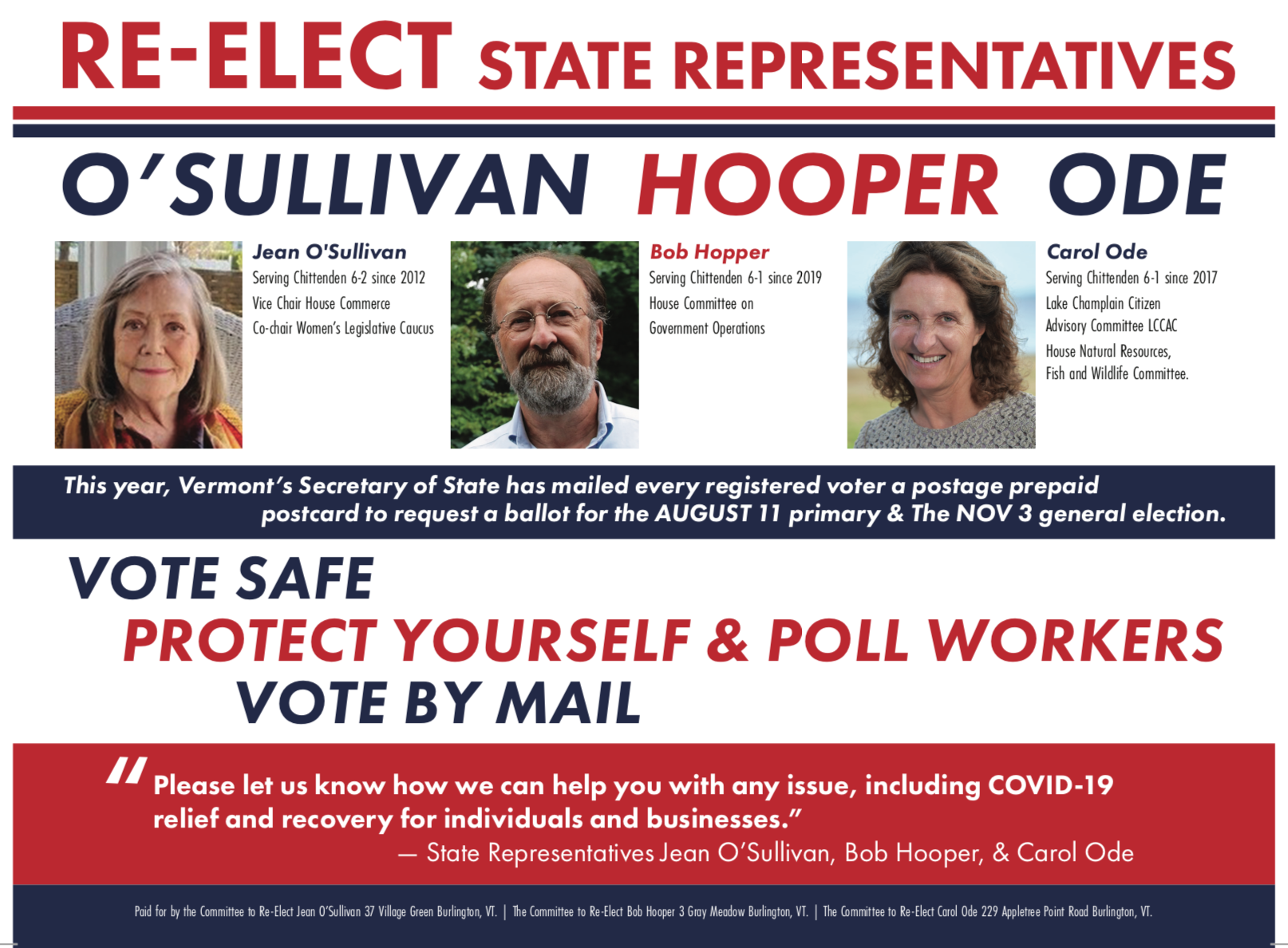 GET OUT THE VOTE!!! – Bob Hooper for State Representative